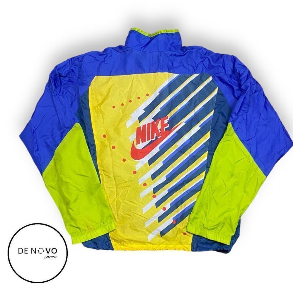 Nike Men's Vintage Colorblock Full Zip Windbreaker Ja… - Gem